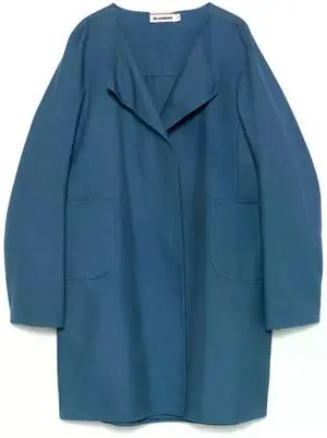 JIL SANDER 2010s Collarless Coat