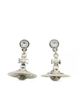 VIVIENNE WESTWOOD Orb Drop Earrings - Silver
