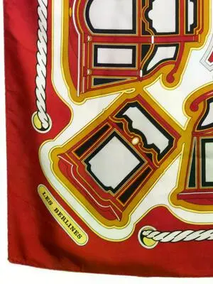 Hermès 1980s Les Berlines Silk Scarf