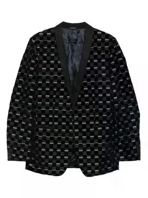 Dolce & Gabbana 2000s Checkered Blazer