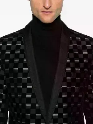 Dolce & Gabbana 2000s Checkered Blazer