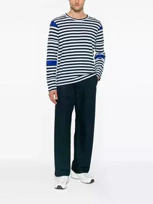 Comme Des Garçons 2000s Striped-pattern T-shirt