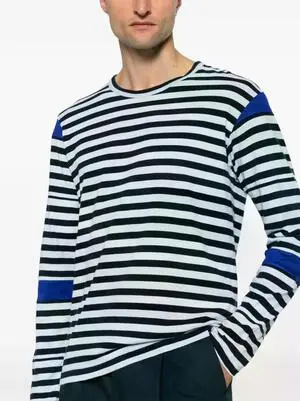 Comme Des Garçons 2000s Striped-pattern T-shirt