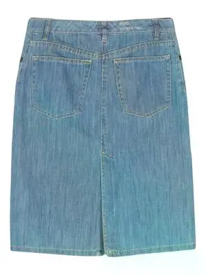 Miu Miu 2000s Denim Mini Skirt
