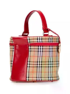 Burberry Haymarket Check Canvas Vanity Bag