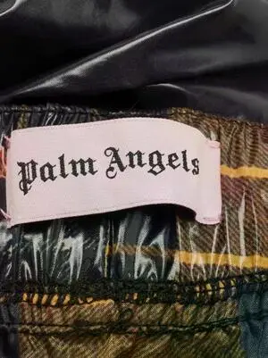 Palm Angels Patchwork-print Plaid Trousers