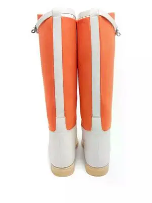 Hermès Colour-block Knee-high Boots