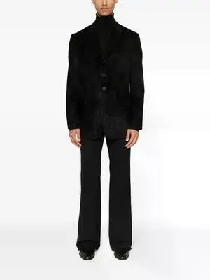 Versace 2000s Checkered Notched Lapels Blazer
