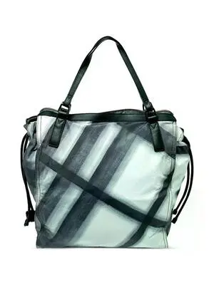 Burberry Check-print Tote Bag