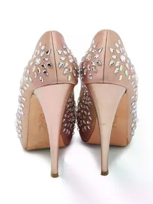 GINA 130mm Crystal-embellished Sandals