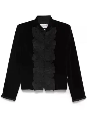 Saint Laurent 2010s Velour Jacket