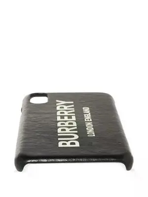 Burberry Leather Logo Iphone Case