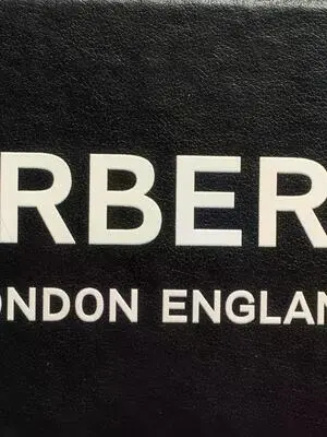 Burberry Leather Logo Iphone Case