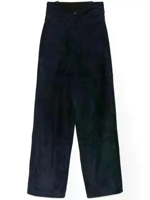Gianfranco Ferre 1990s Suede Trousers