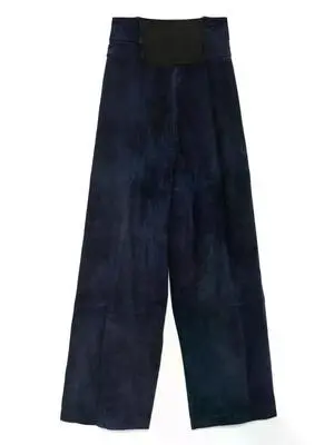 Gianfranco Ferre 1990s Suede Trousers