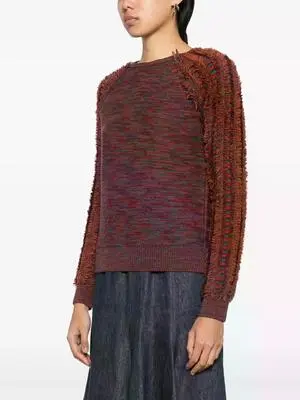 Chloé Tasseled Rusted Ochre Jumper