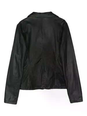A.N.G.E.L.O. VINTAGE CULT 2000s Leather Single-breasted Blazer