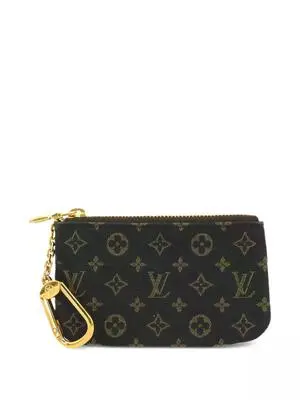 LOUIS VUITTON 2009 Mini Lin Wallet - Brown