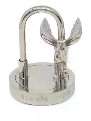 Hermès 2007 Pegasus Cadena Charm - Silver