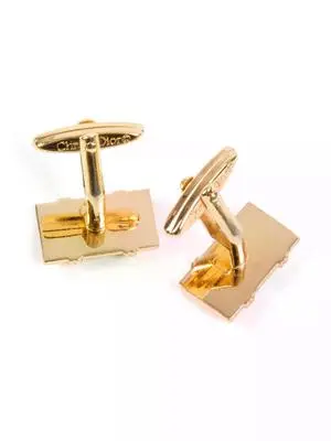 Dior 1990s Cd-logo Cufflinks