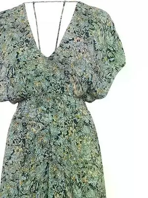 Maje Floral Asymmetric Dress