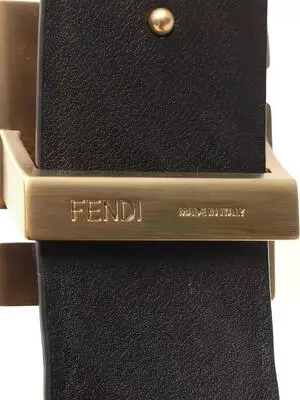 Fendi Ff-logo Buckle Belt