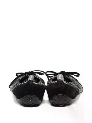 TOD'S Bow-embellished Ballet Flats - Black