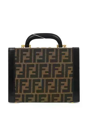 Fendi 1990-2000s Zucca Make-up Box - Brown