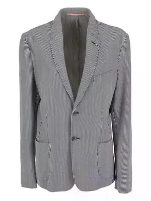 MASSIMO REBECCHI Striped Two-button Jacket