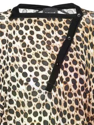 Just Cavalli Leopard-print Asymmetric Blouse