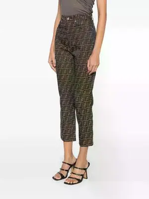 Fendi Ff Jacquard Trousers