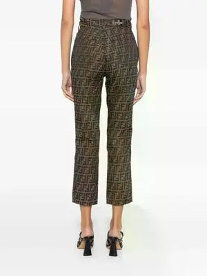 Fendi Ff Jacquard Trousers