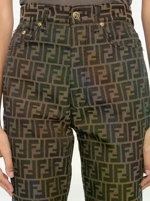 Fendi Ff Jacquard Trousers