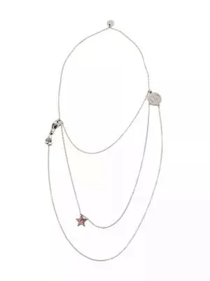 Dior 2000s Multi-chain Necklace - Silver