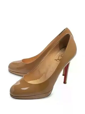 CHRISTIAN LOUBOUTIN Patent Leather Platform Pumps