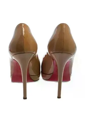 CHRISTIAN LOUBOUTIN Patent Leather Platform Pumps