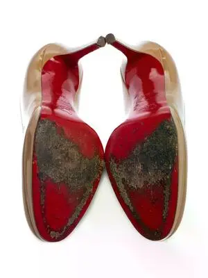 CHRISTIAN LOUBOUTIN Patent Leather Platform Pumps
