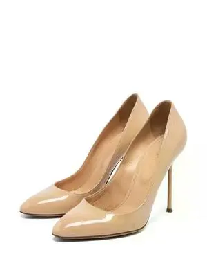 SERGIO ROSSI 100mm Godiva Patent Stiletto Pumps