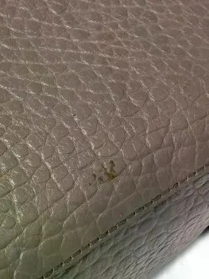 Burberry Orchard Leather Satchel - Grey