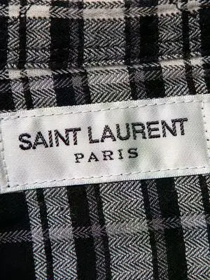 Saint Laurent Plaid Shirt