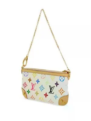 LOUIS VUITTON X Takashi Murakami Pochette Milla Mm Clutch Bag - White