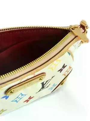 LOUIS VUITTON X Takashi Murakami Pochette Milla Mm Clutch Bag - White