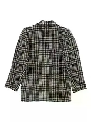 Saint Laurent Pre-owned 1980s Checked Single-breasted Jacket