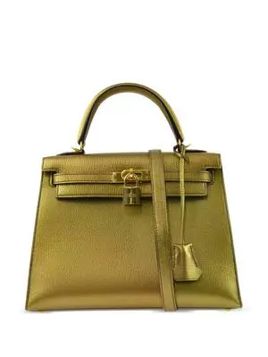 Hermès 2005 Kelly Sellier 25 Two-way Bag - Yellow