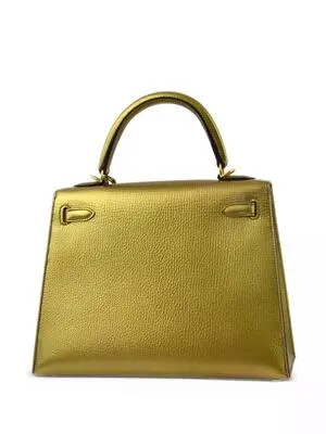 Hermès 2005 Kelly Sellier 25 Two-way Bag - Yellow