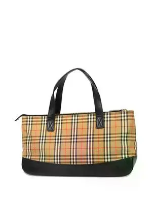 Burberry 1990-2000s House Check-patterned Tote Bag