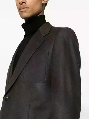 Gucci 2000s Notched Lapels Buttoned Blazer