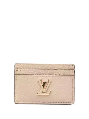 LOUIS VUITTON 2021-2025 Taurillon Capucines Card Holder - Brown