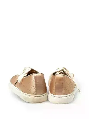 CHARLOTTE OLYMPIA Satin Sneakers - Brown