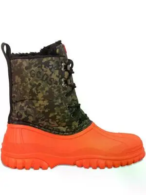 Gcds Camouflage-pattern Ankle Boots